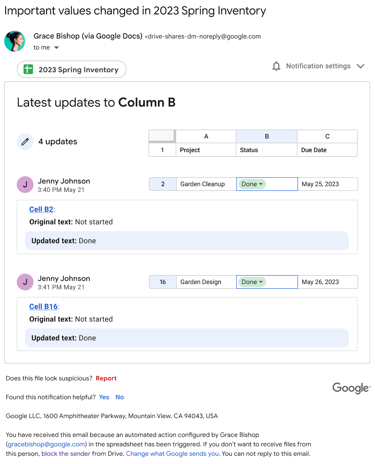 Google Sheets Update: ติดตามการแก้ไขที่เกิดขึ้นใน Google Sheets! - ecom.co.th